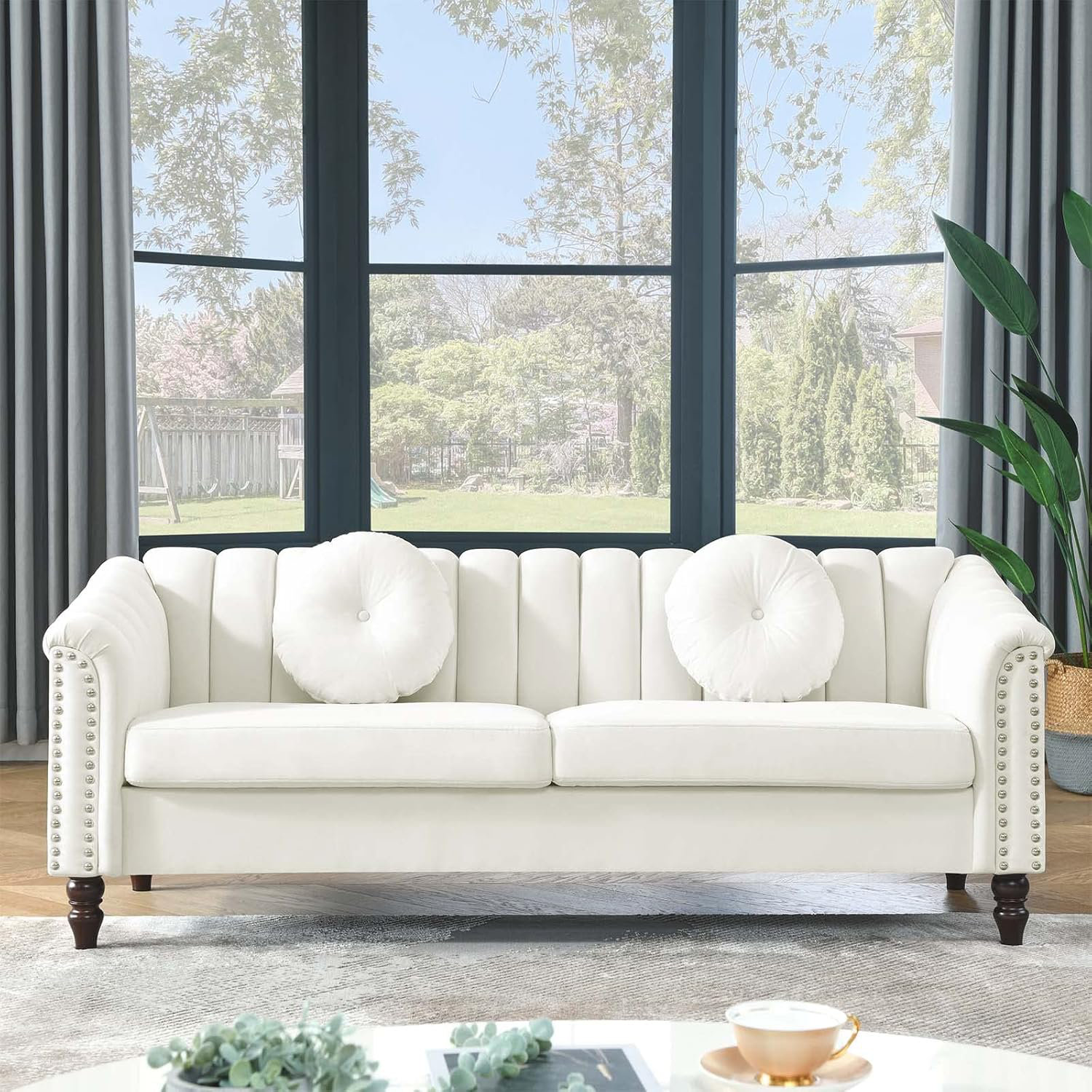 Darby Home Co 75" Rolled Arm Modular Sofa | Wayfair