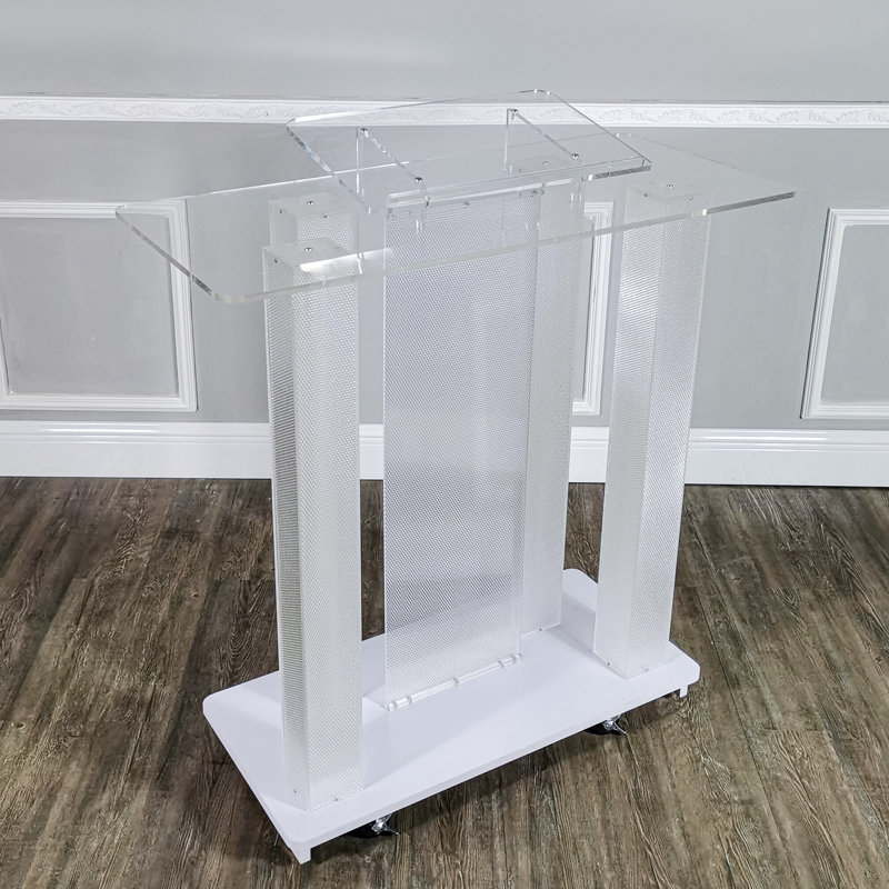 FixtureDisplays Deluxe LED Lighted Church Podium Pulpit Event Lectern ...