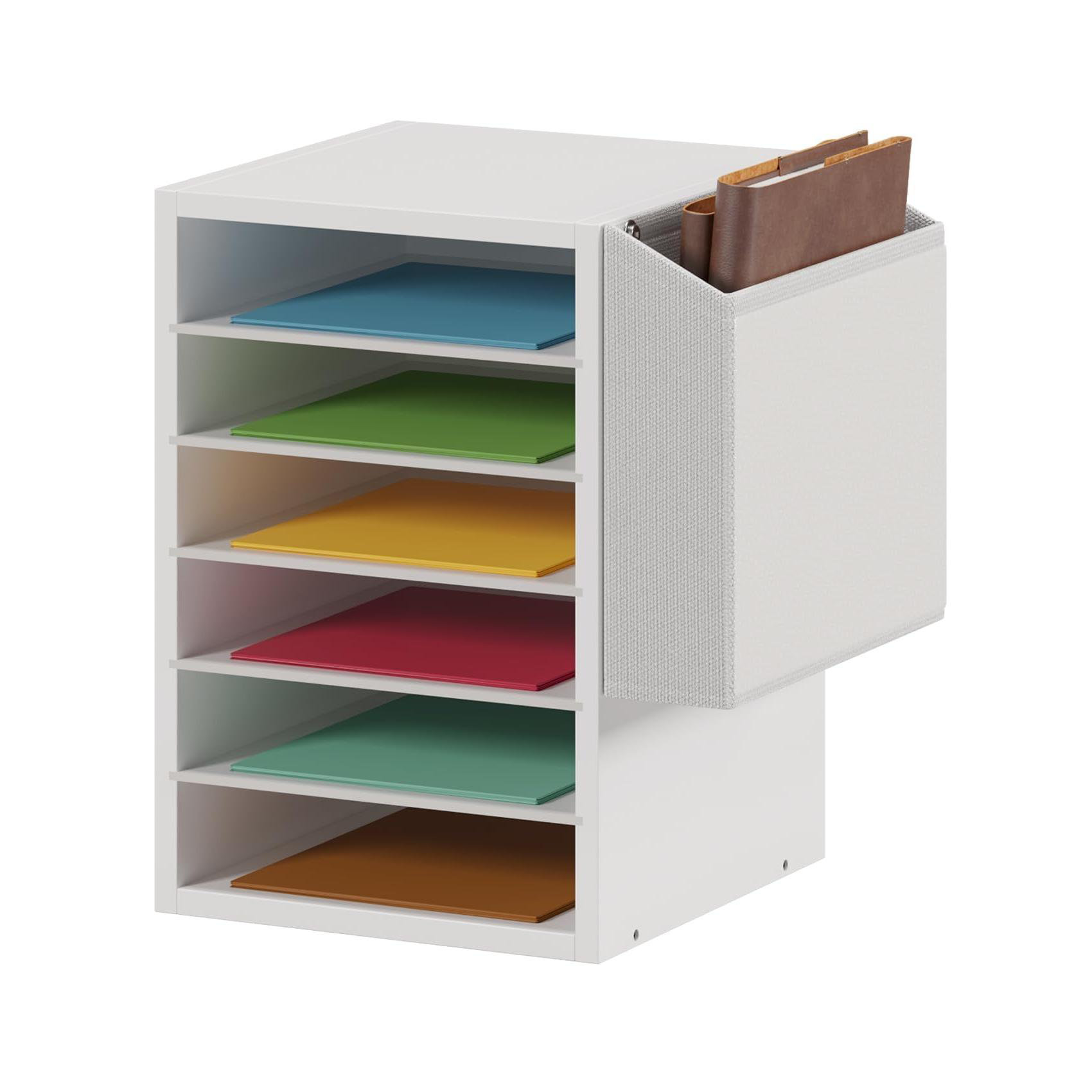 Latitude Run® 6-Tier Wooden Countertop Mail Sorter w/Name Slots | Wayfair