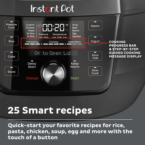 Instant Pot 7.5Qt RIO WIDE PLUS EPC & Reviews | Wayfair