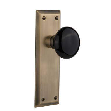 Nostalgic Warehouse New York Plate with Decorative Keyhole and Waldorf ...