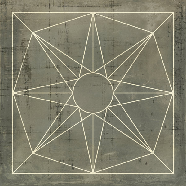 Corrigan Studio Geometric Blueprint VII by Vision Studio - Wrapped ...