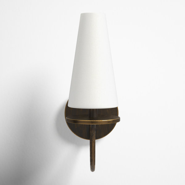 Birch Lane™ Walling 1 - Light Dimmable Armed Sconce & Reviews | Wayfair