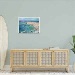 Rosecliff Heights Abstract Beach by Third And Wall Painting | Wayfair