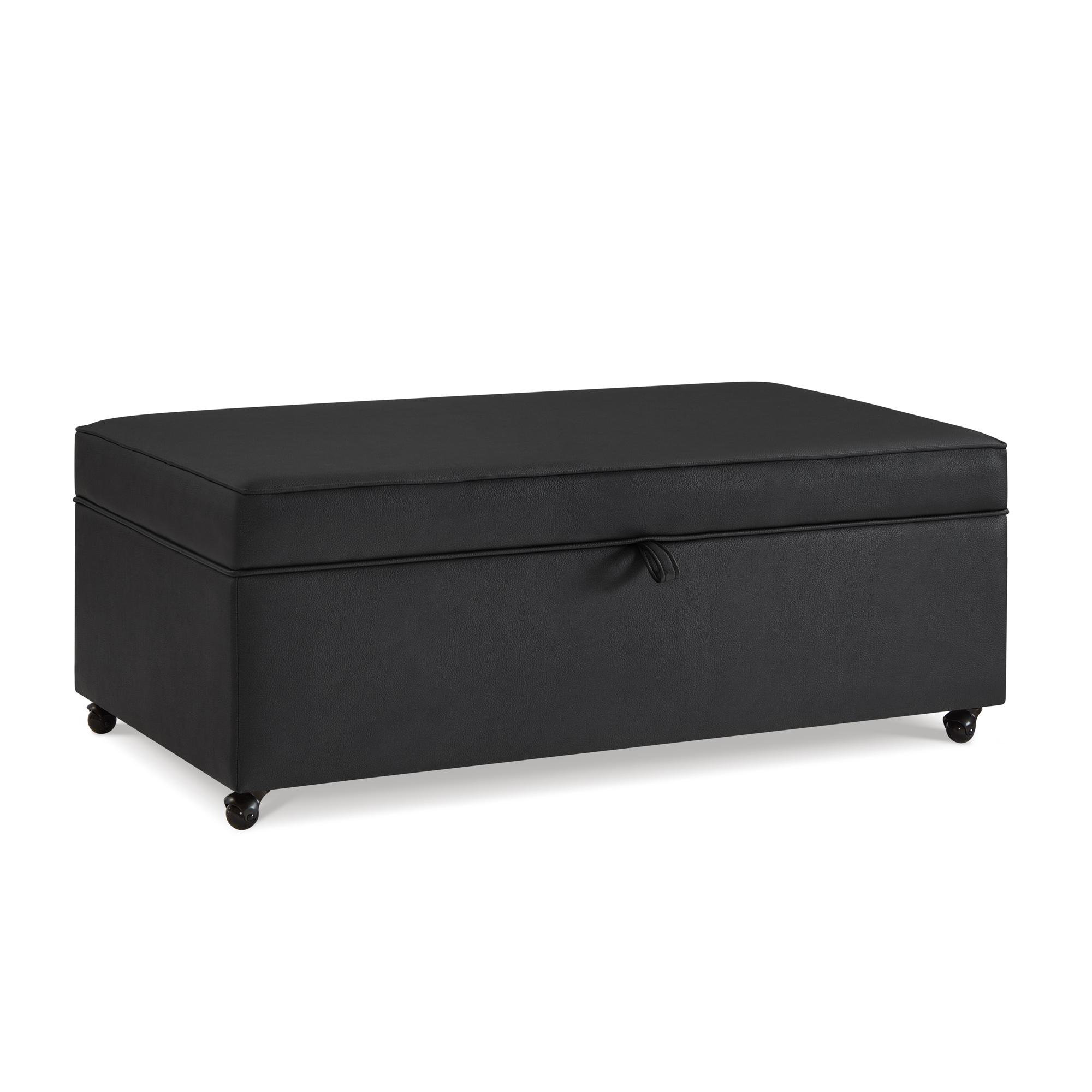 Everly Quinn Modern Large Comfort Sofa Ottoman with Storage, Modular ...