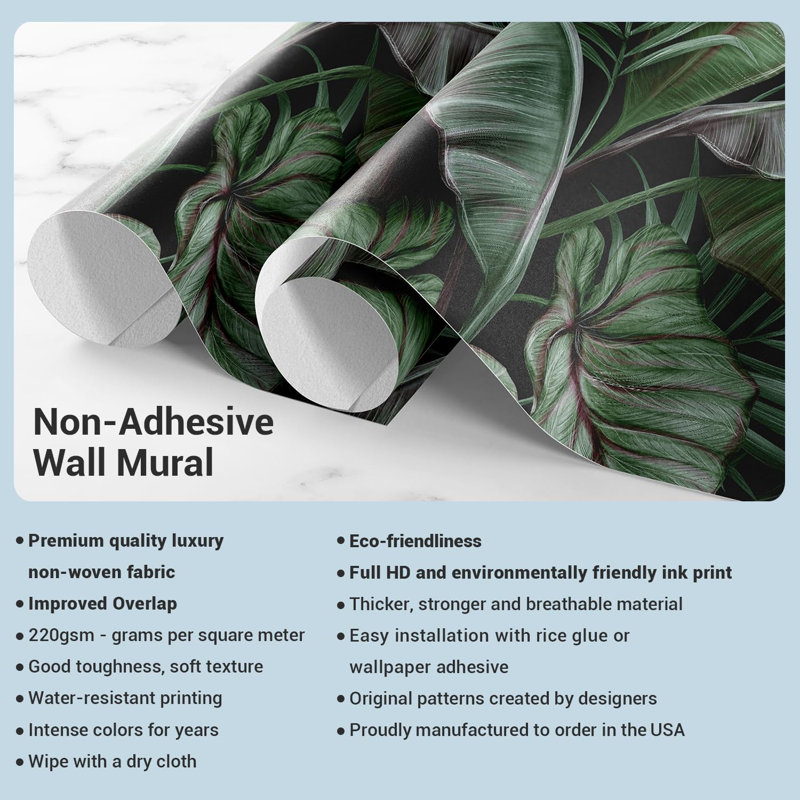 IDEA4WALL Floral Border | Wayfair