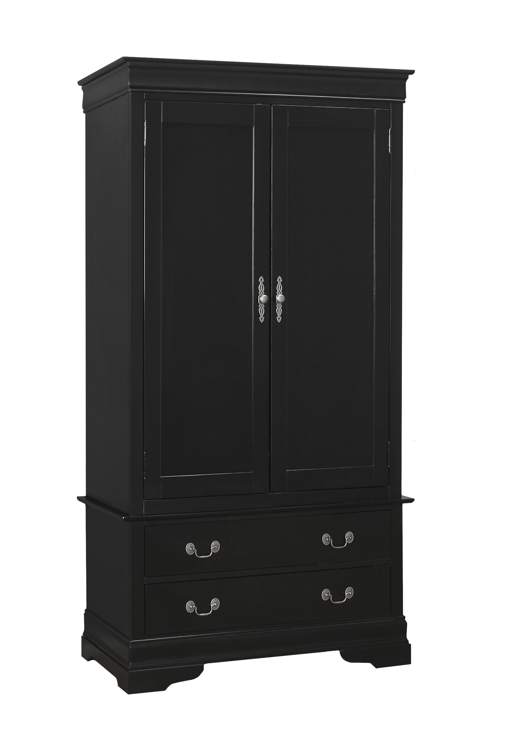 Glory Furniture Louis Phillipe Armoire & Reviews | Wayfair