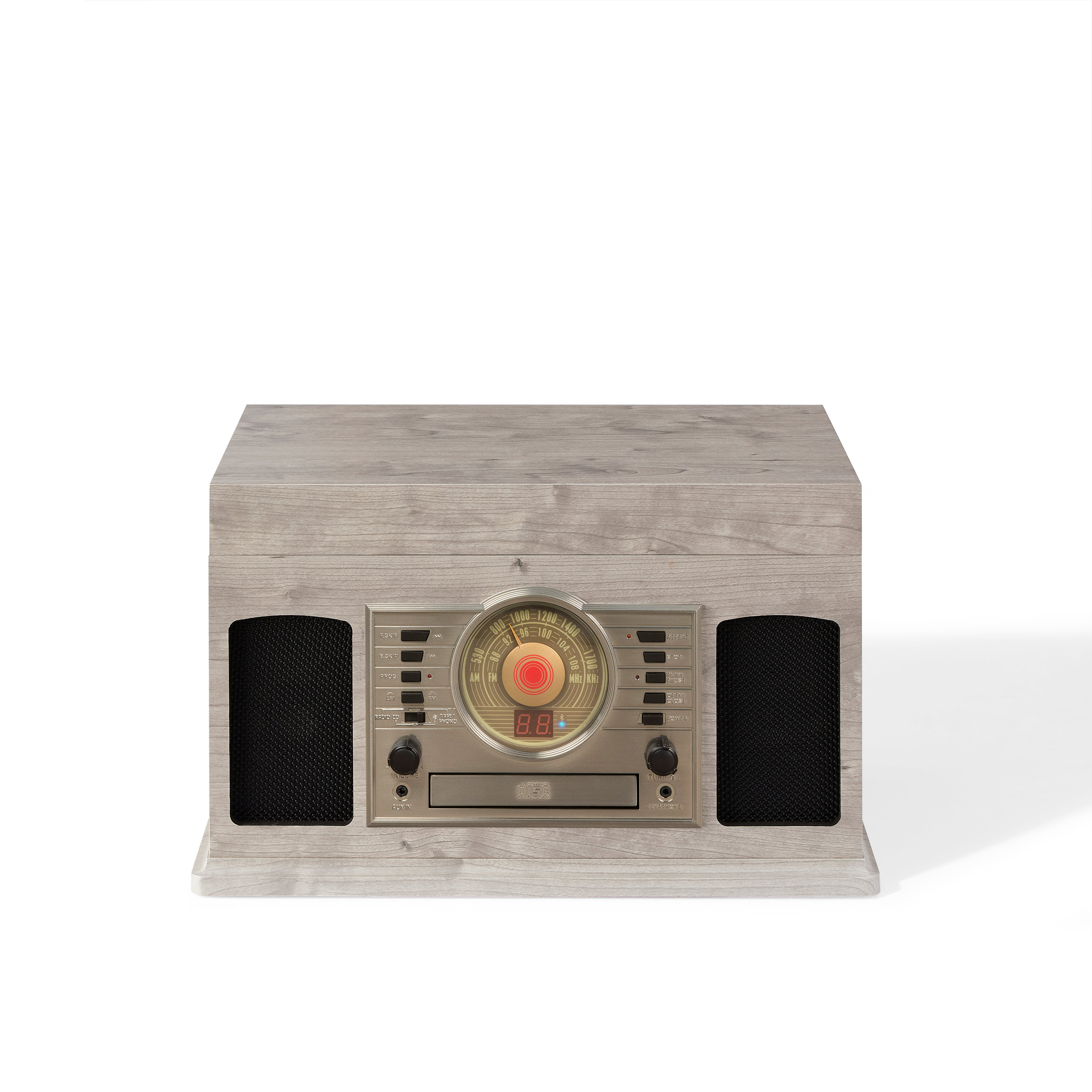 Crosley Electronics McQueen 8-In-1 Bluetooth Vinyl Record Player, 3 ...