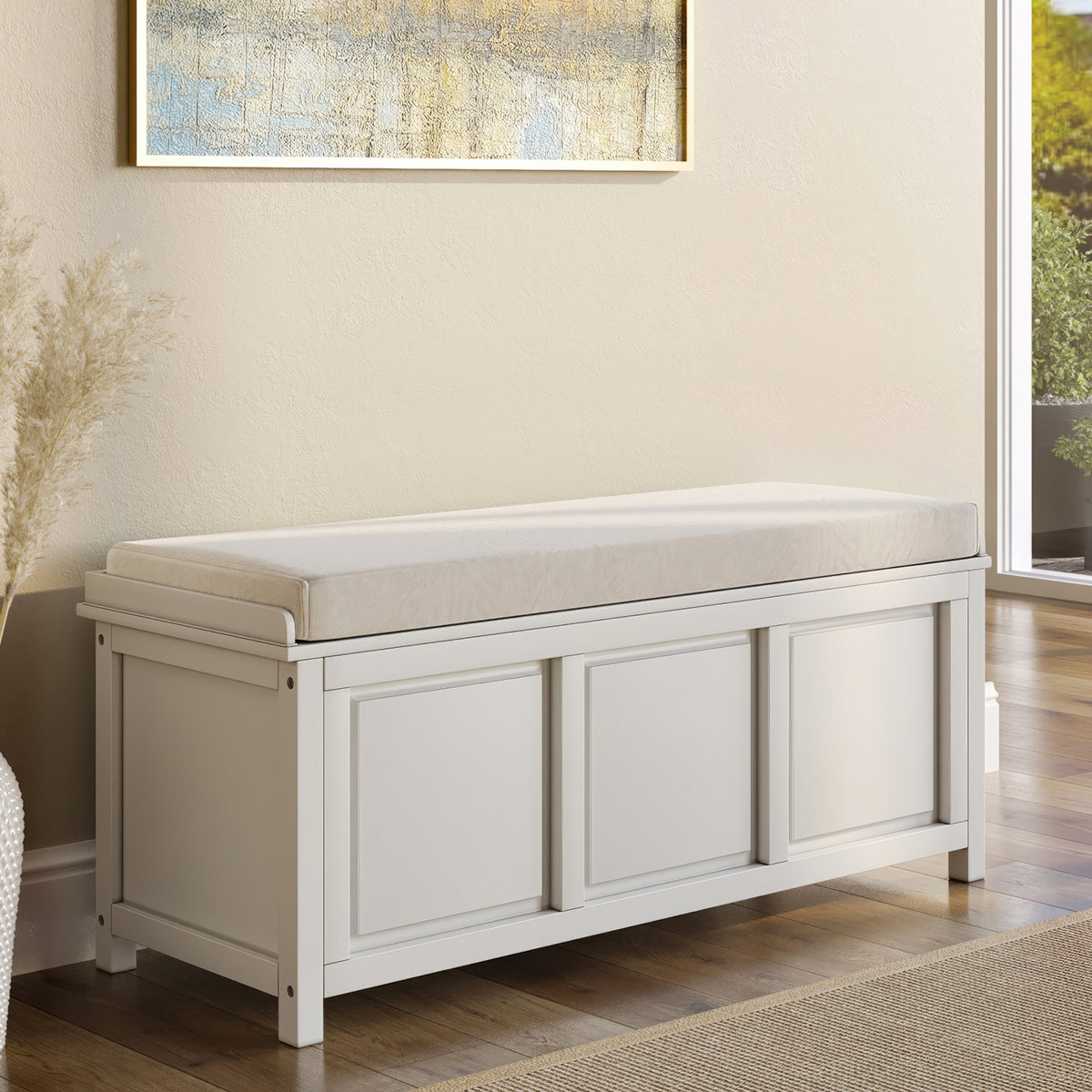 John Louis Home Solid Wood Open Top Storage Bench & Reviews | Wayfair