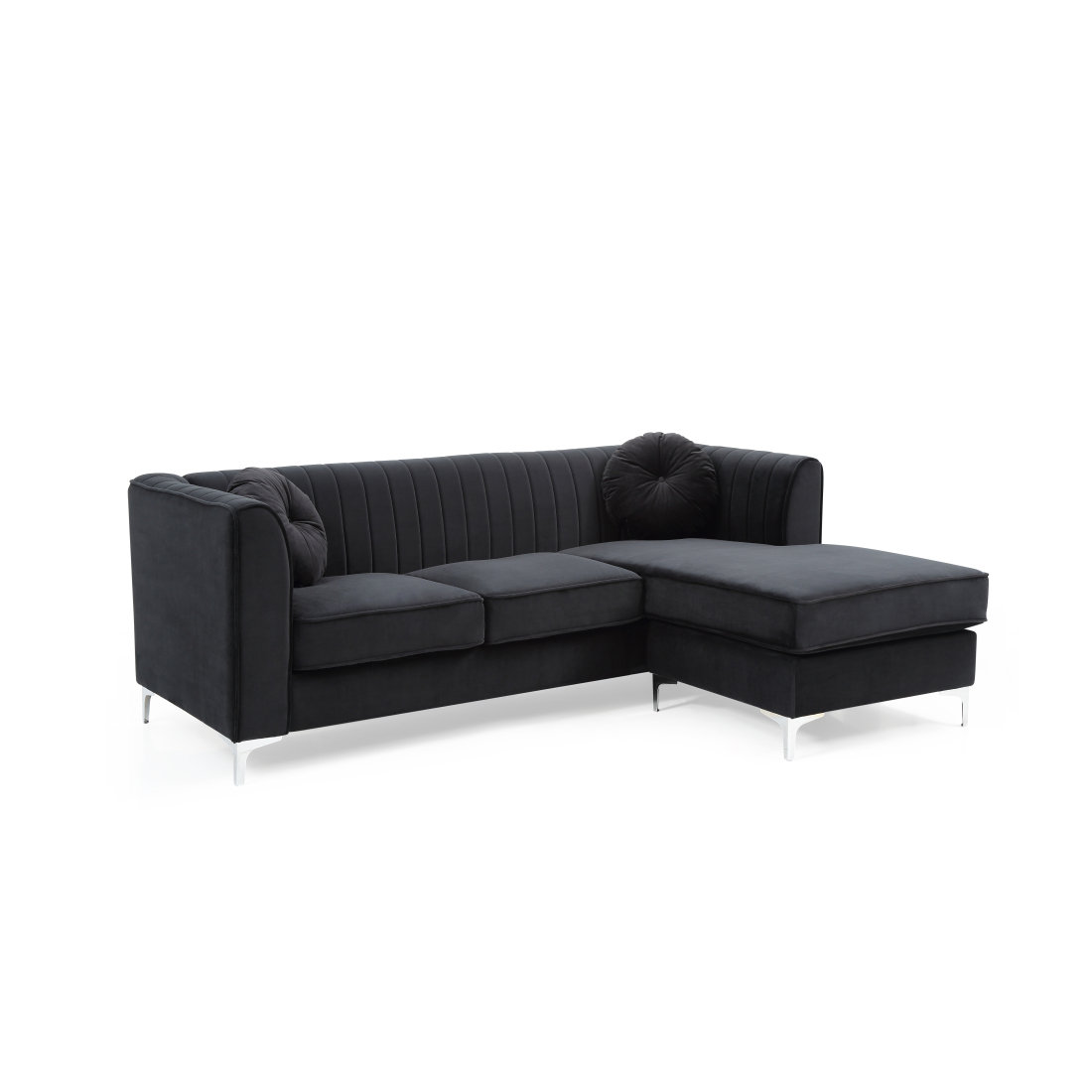 Wade Logan® Chelcea Modern Sofa Glory Furniture Delray Sofa Chaise 3 ...