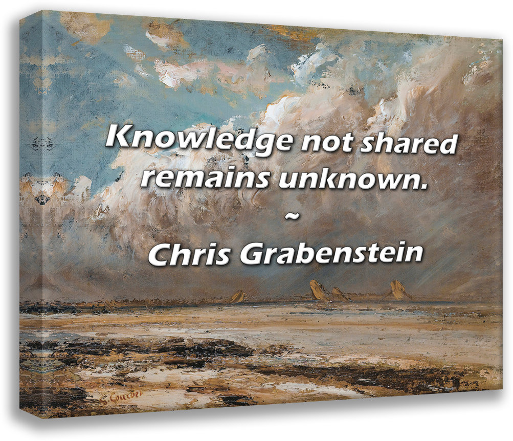 Astoria Grand Artsy Quote "Knowledge not shared remains unknown." By ...