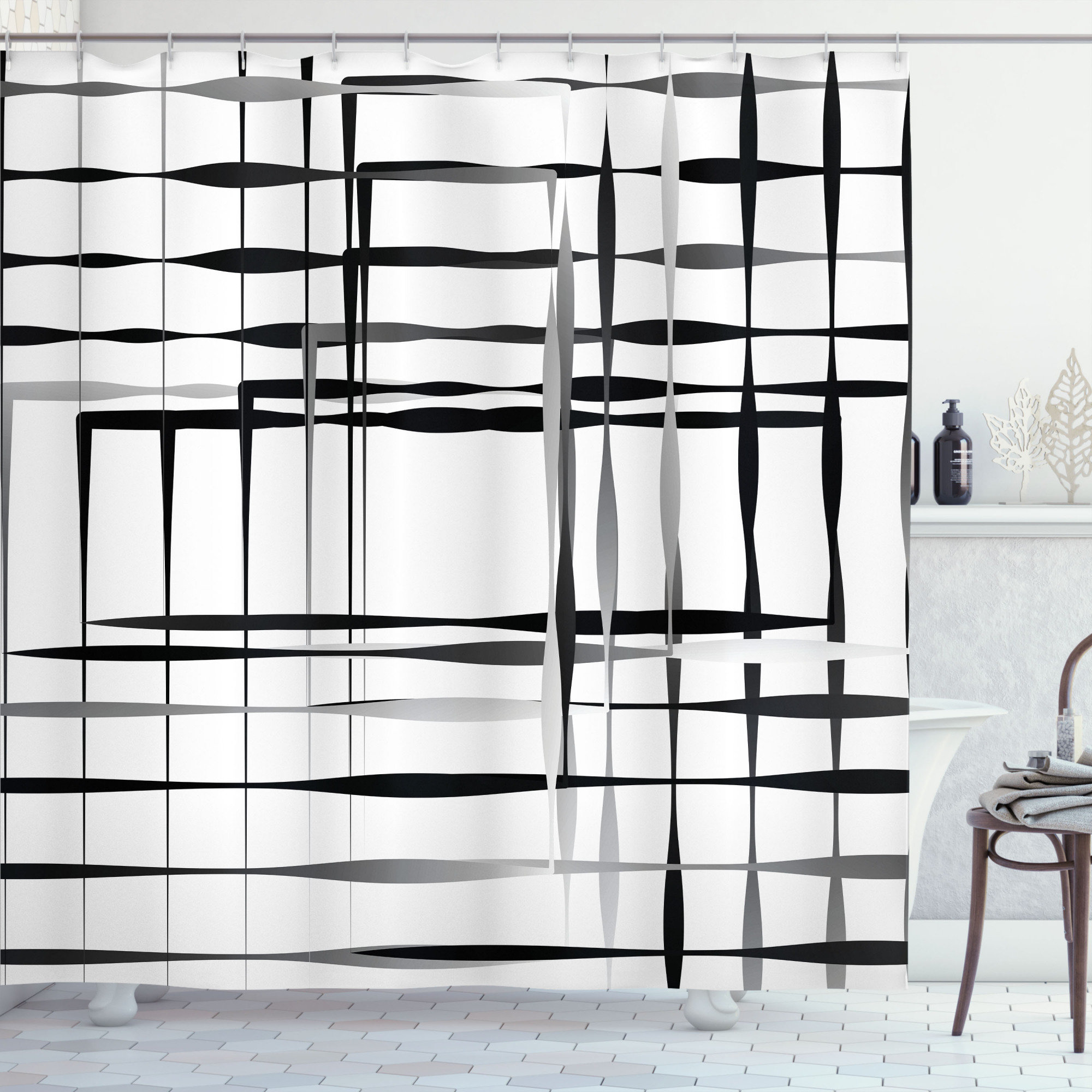 East Urban Home Dory Shower Curtain Set & Reviews - Wayfair Canada