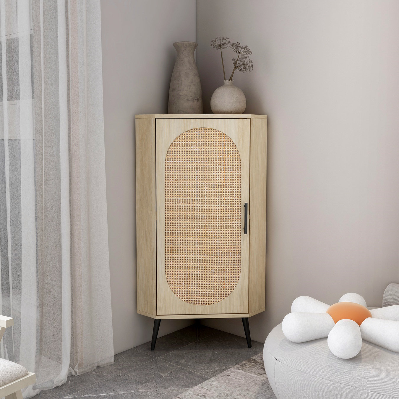 Bayou Breeze Rattan Cabinet Rattan Sideboard Rattan Console Rattan ...