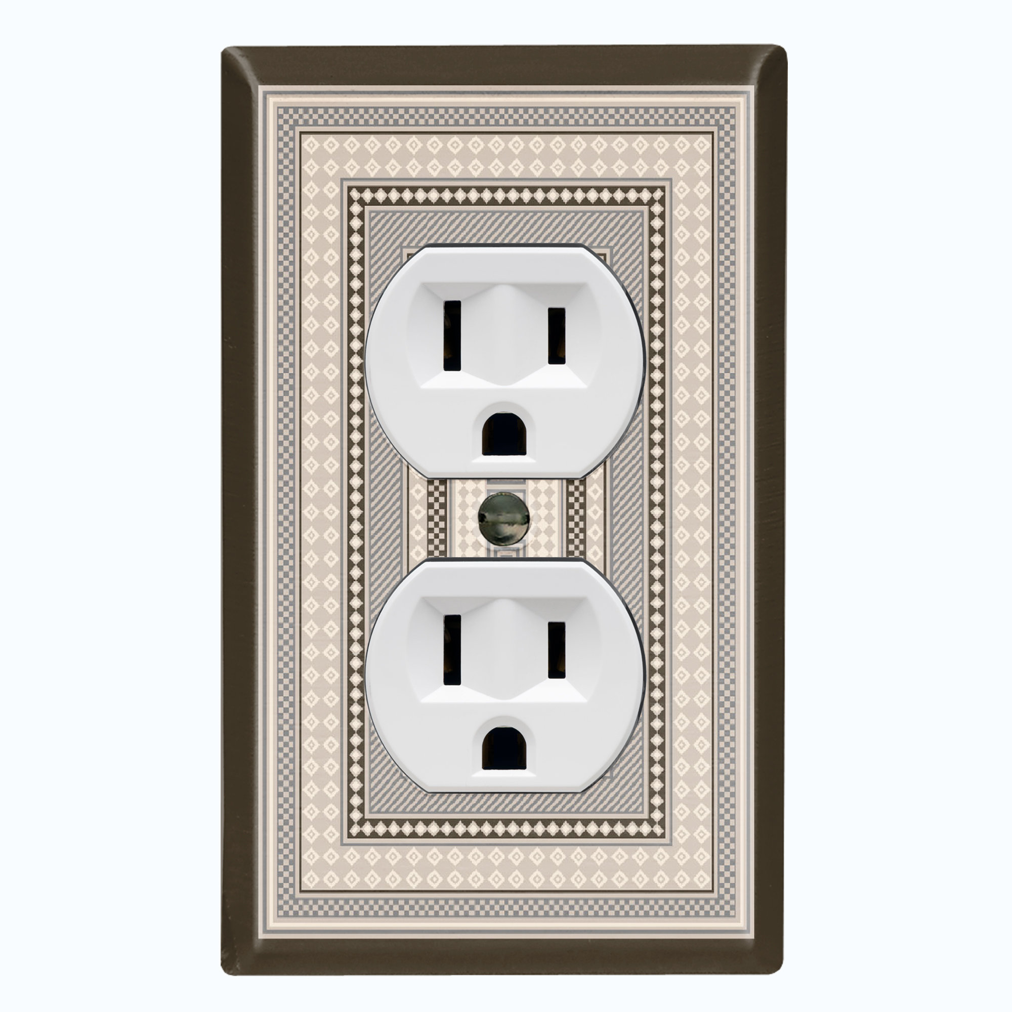 WorldAcc 1-Gang Duplex Outlet Wall Plate | Wayfair