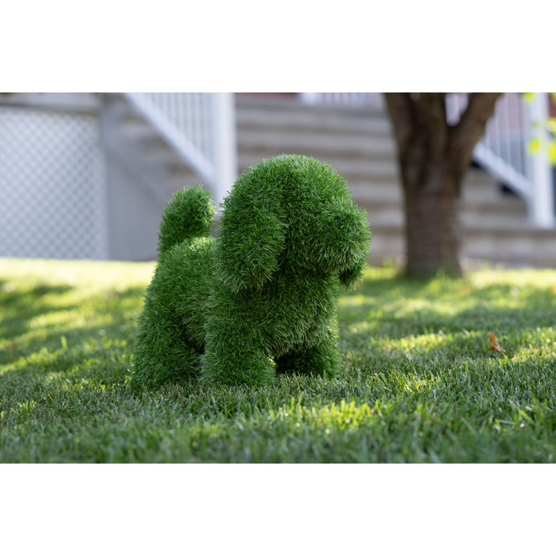 Naturae Decor Dog Turf Topiary 13'' | Wayfair