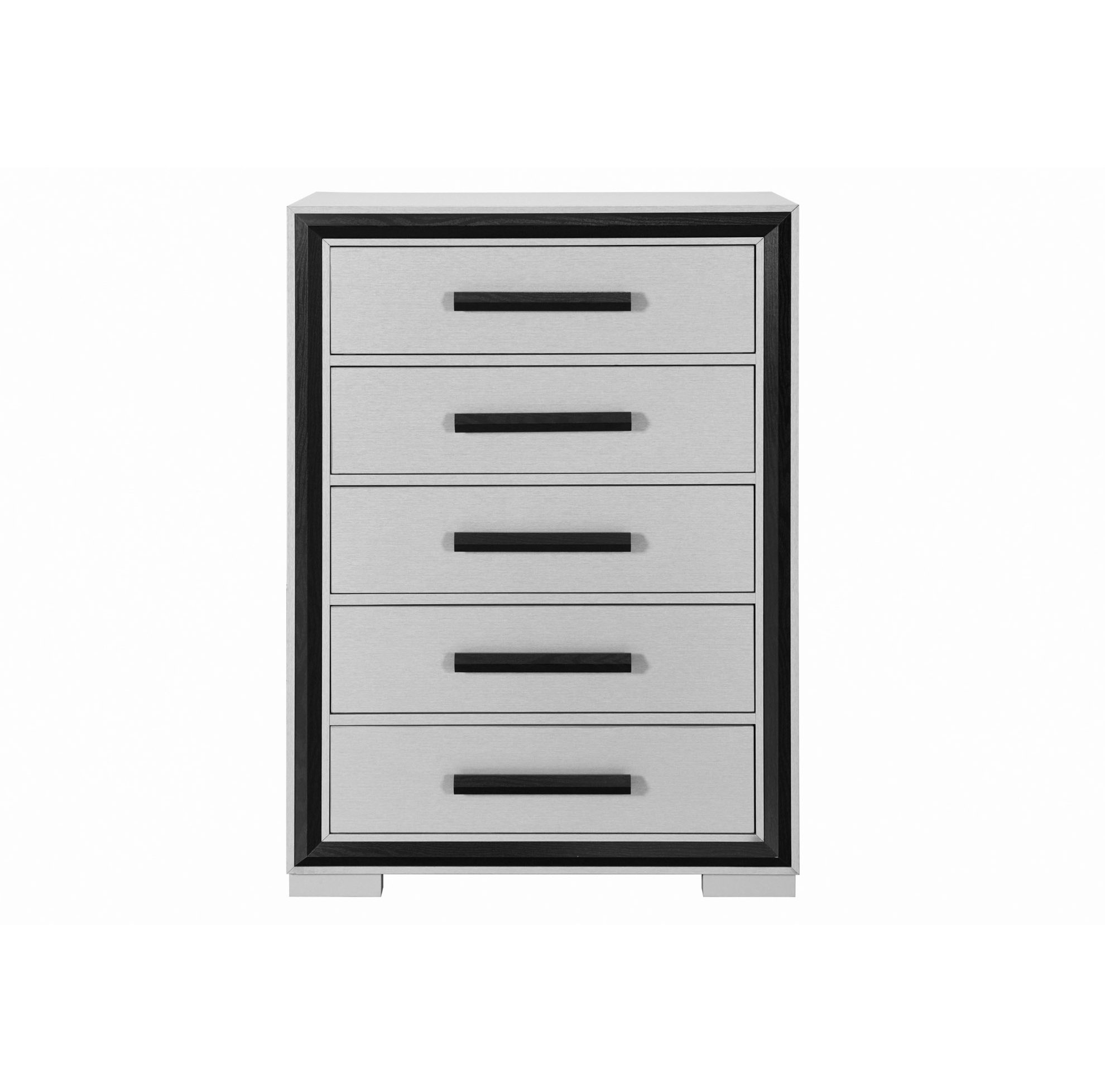 Hokku Designs Adelaide Grey Black Chest | Wayfair