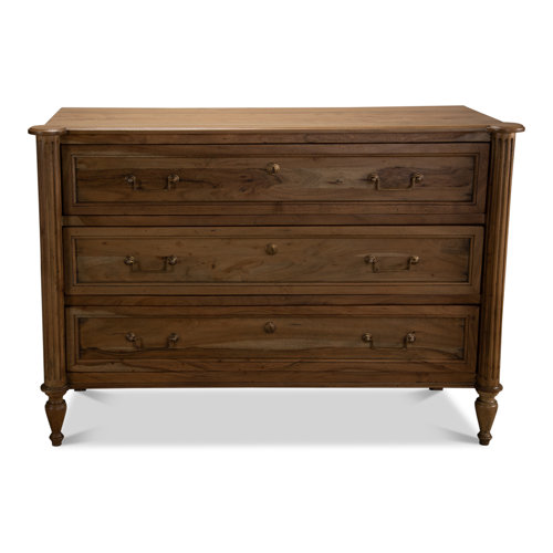 Sarreid Ltd Chamberlain Solid Wood Accent Chest | Wayfair