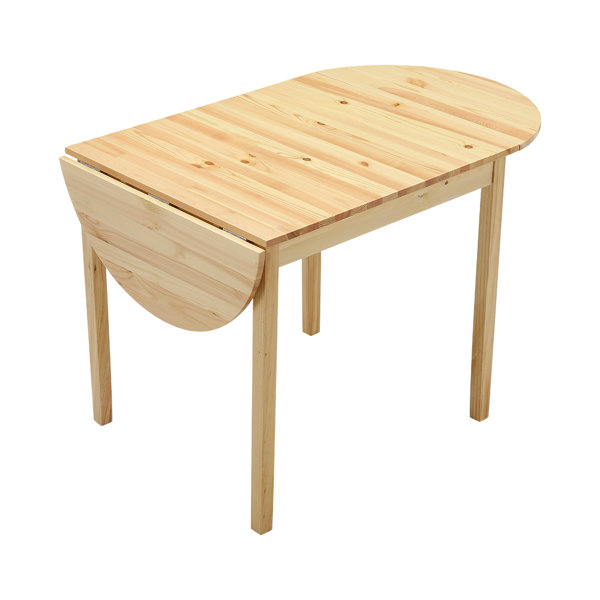 Alpen Home Extended round dining table in light wood | Wayfair.co.uk