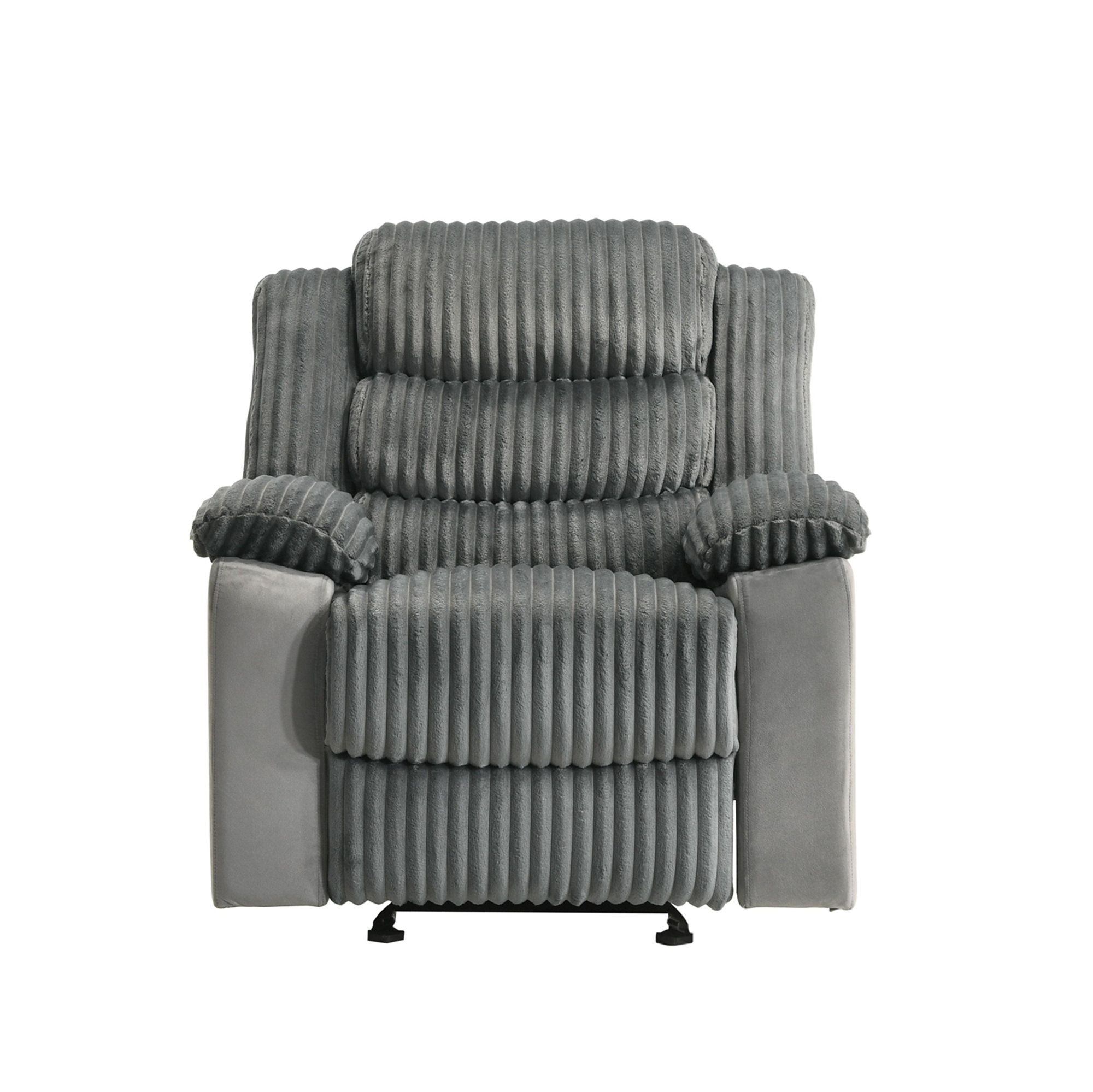 Lark Manor™ Corduroy & Velvet Motion Glider Recliner | Wayfair