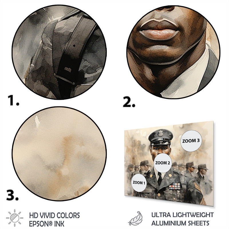 Design Art Soldiers Serving with Honor I - Army Metal Wall Decor Set ...