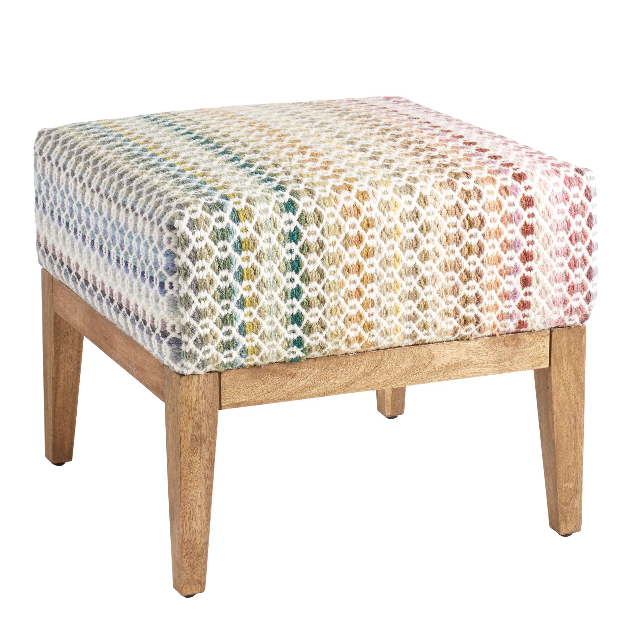 Annie Selke Home Poppy Multi Freida Rug Bench | Wayfair