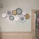 Dakota Fields Legion Multi-colored Geometric Metal Discs Wall Décor ...