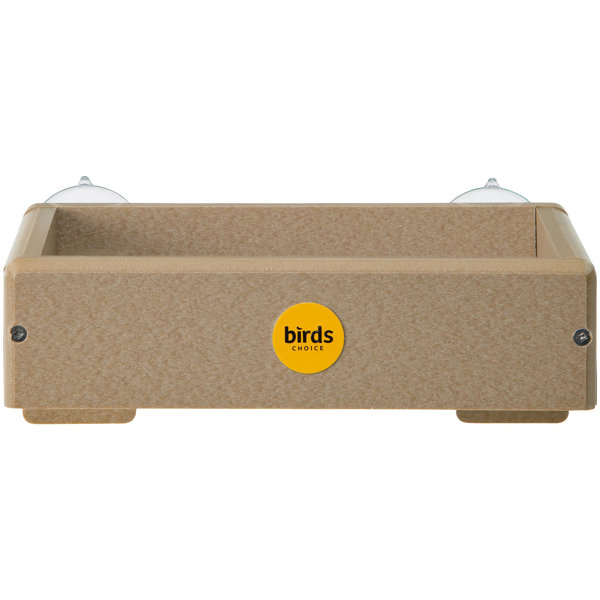 Birds Choice Recycled Window Mount Platform Tray Bird Feeder & Reviews ...