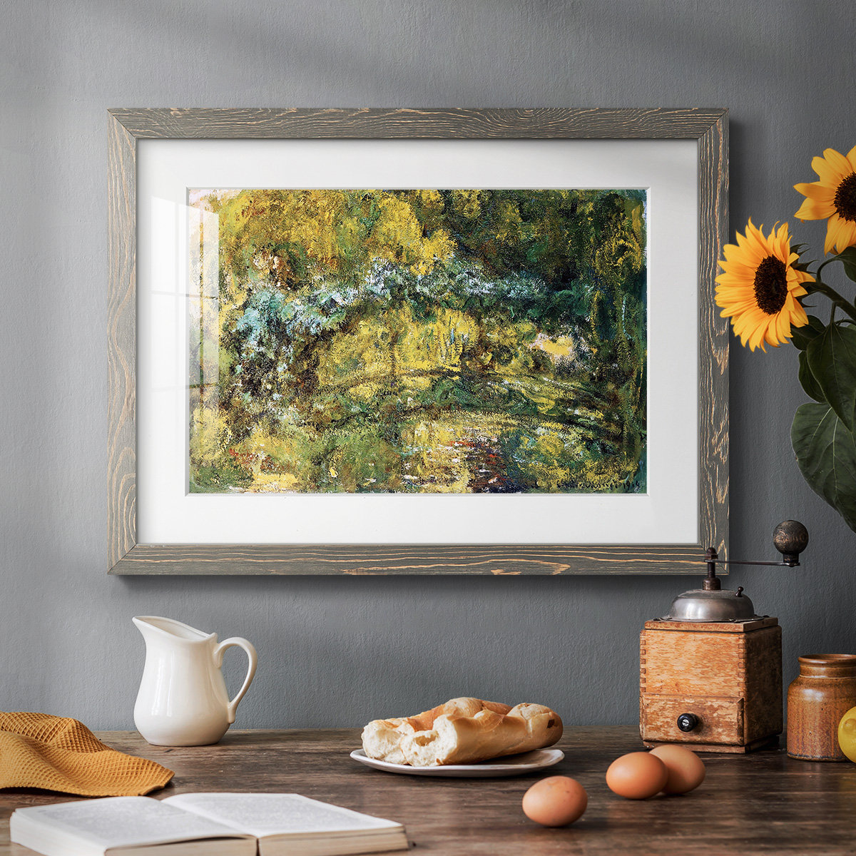 Red Barrel Studio® The Japanese Bridge Footbridge over the Water ...