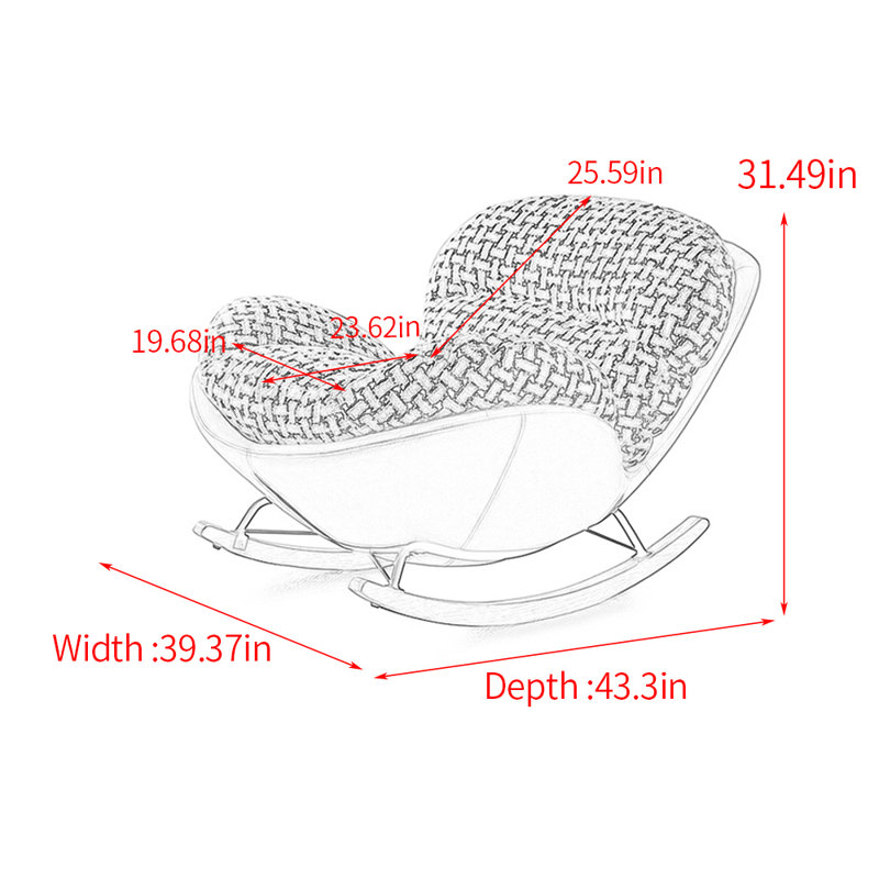 SUPROT Rocking Chair | Wayfair