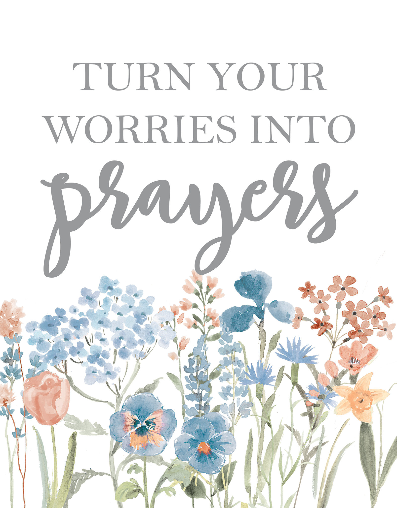 Trinx Turn Your Worries Into Prayers by Unknown | Wayfair