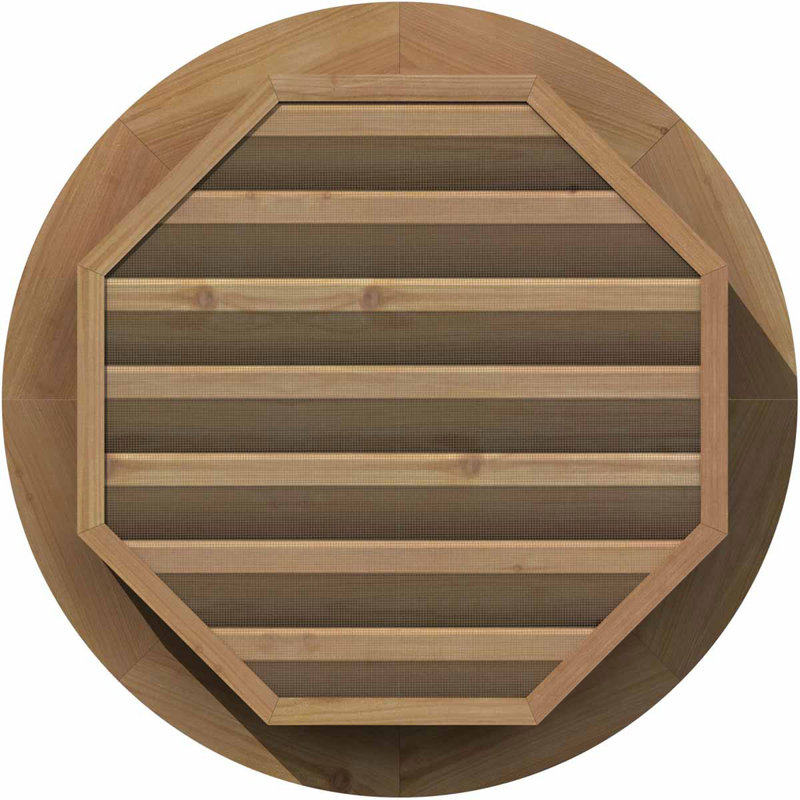 Ekena Millwork Cedar Gable Vent Louver | Wayfair