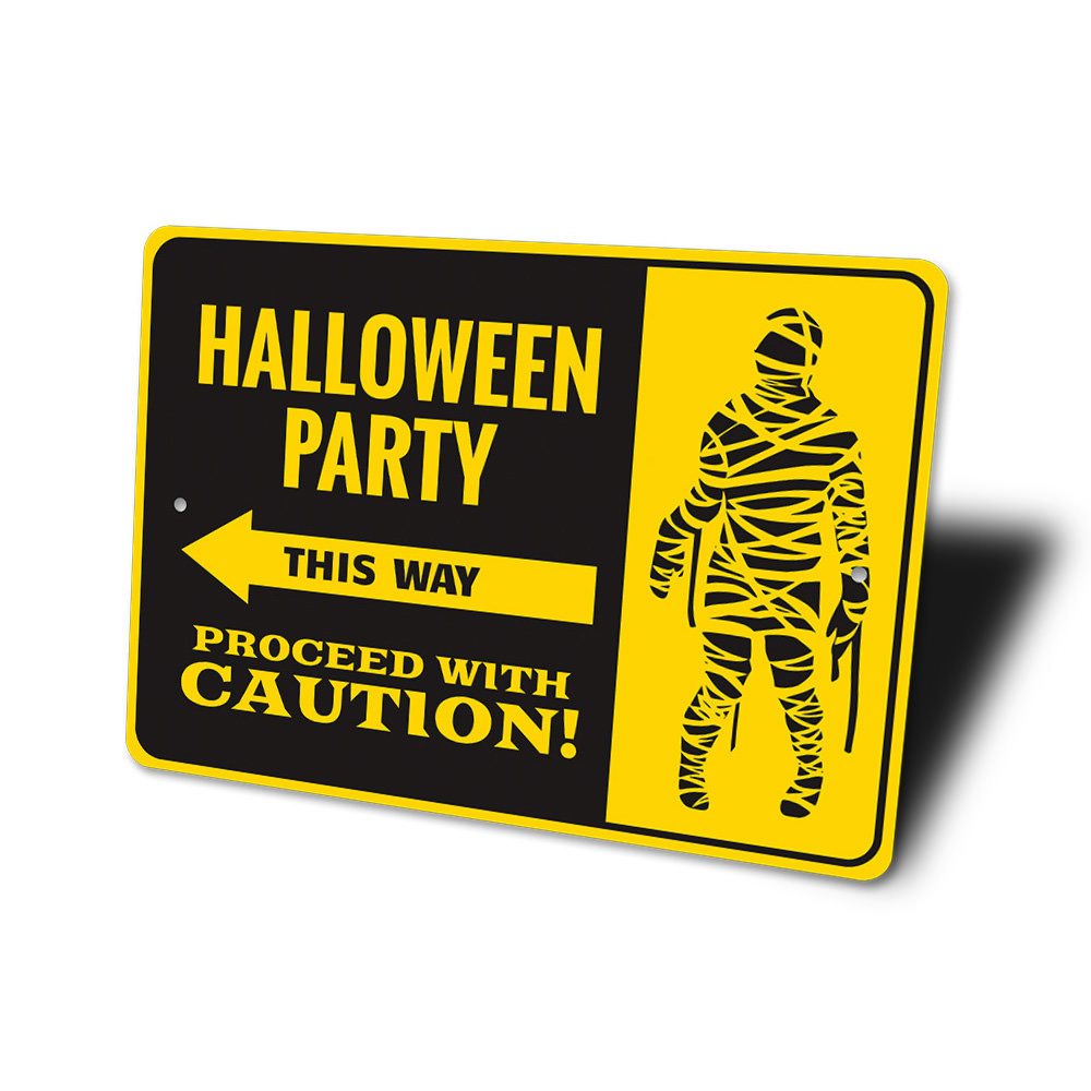 Lizton Sign Shop, Inc Halloween Party This Way Sign | Wayfair