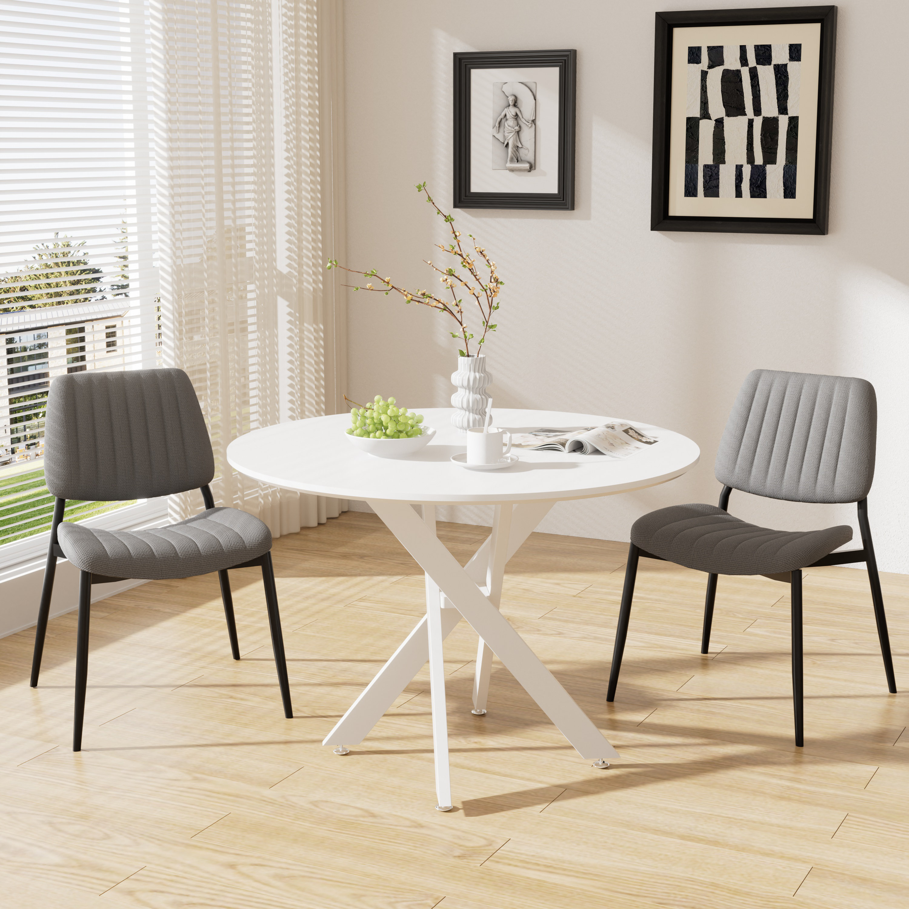 George Oliver 36 Inch Round Dining Table Sets | Wayfair