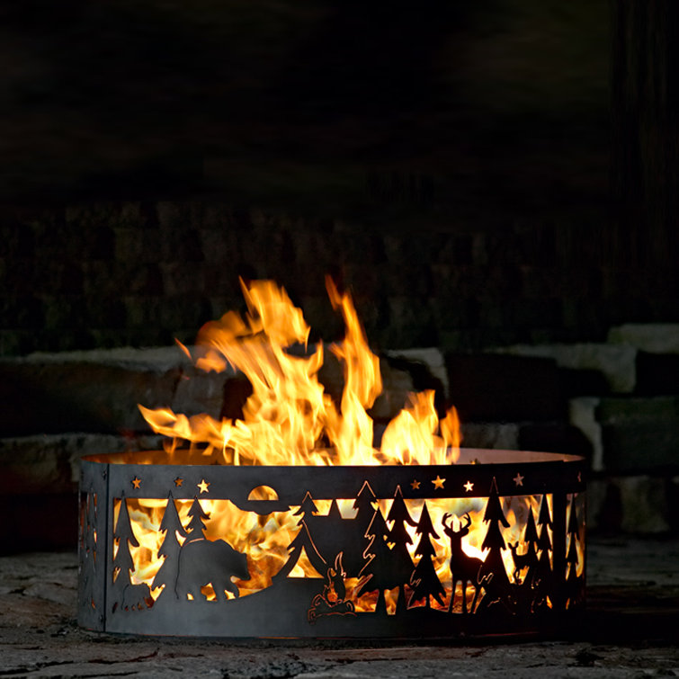 P & D Metal Works Northwoods Fire Ring & Reviews - Wayfair Canada