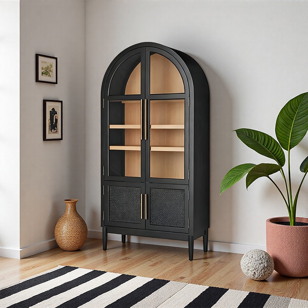 Bloomsbury Market French style arch display bookcase | Wayfair