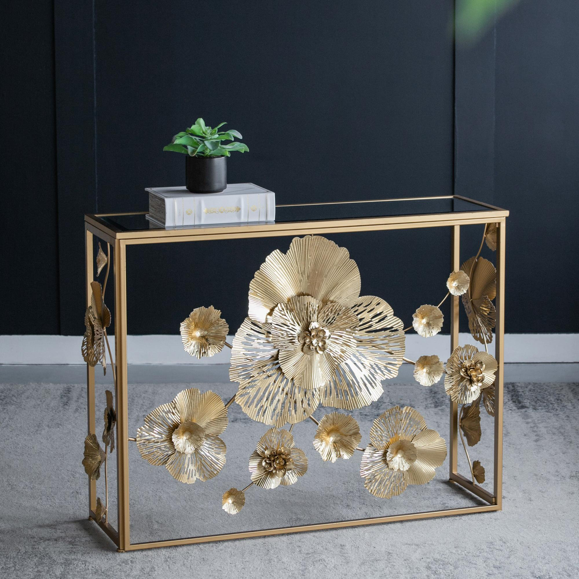 Rosdorf Park Modern Entryway Table for Living Room Foyer Entryway ...