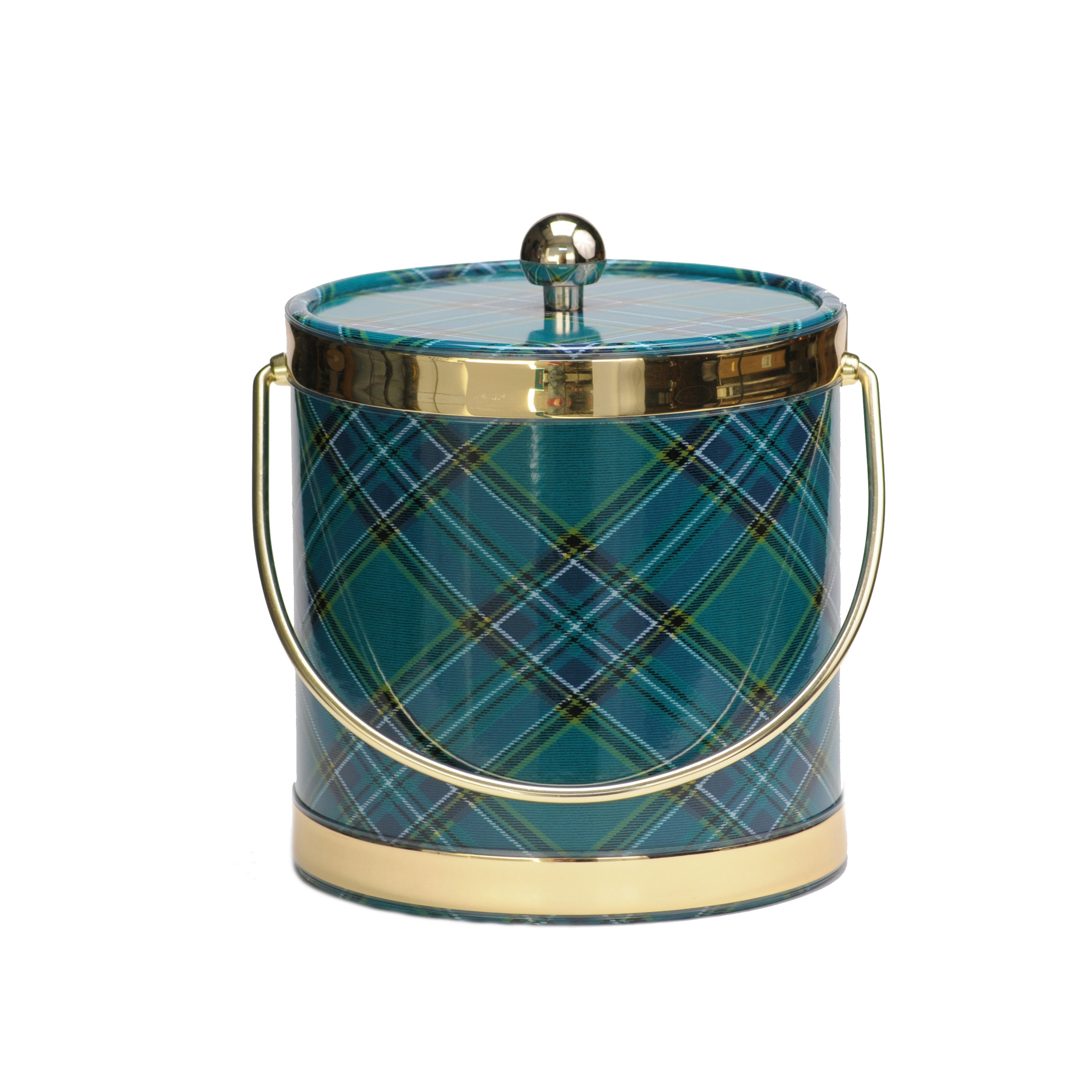 Mr Ice Bucket 3 Qt. Plaid Ice Bucket & Reviews | Wayfair