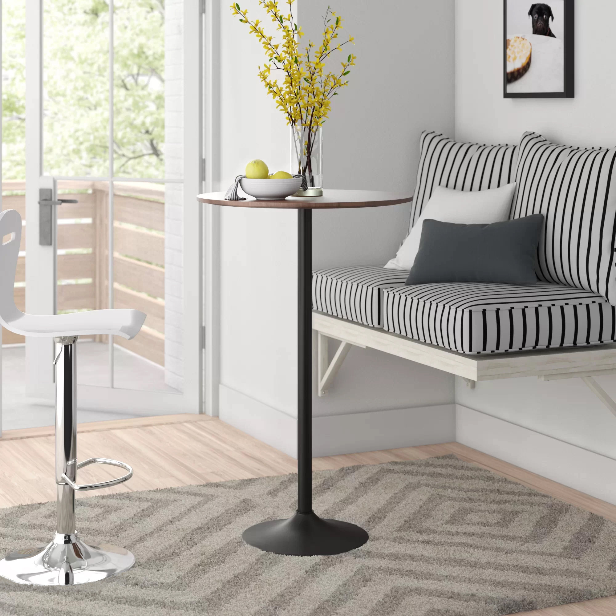 Zipcode Design™ Laurens Adjustable Bar or Dining Height Table & Reviews ...