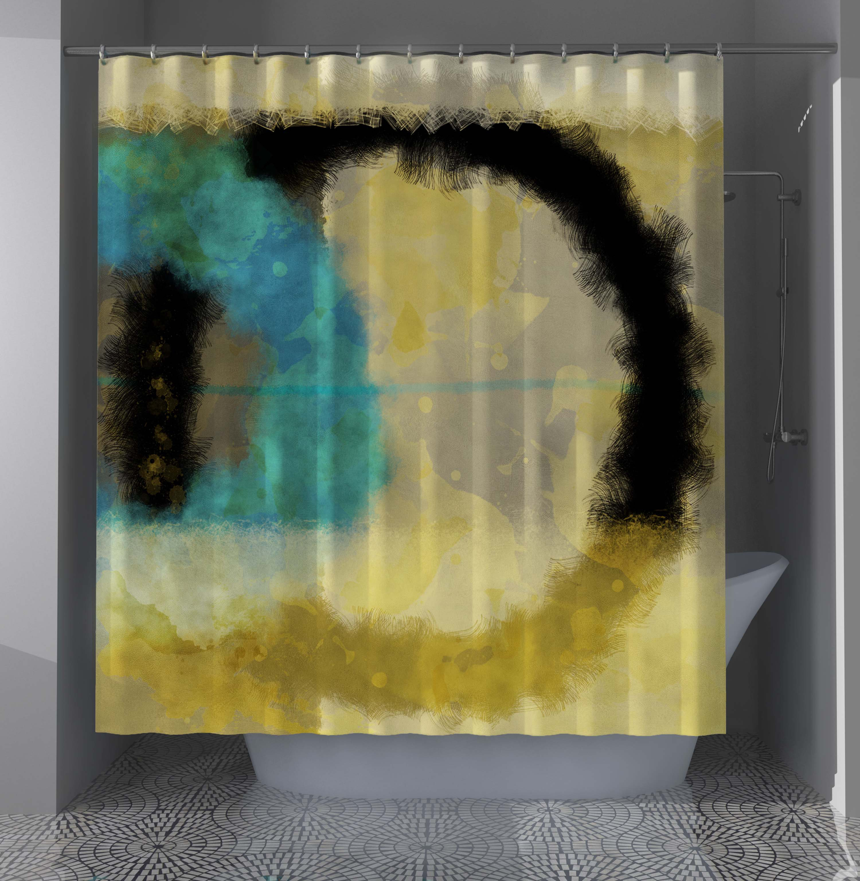 East Urban Home Bryken Shower Curtain by Staci Maxwell | Wayfair