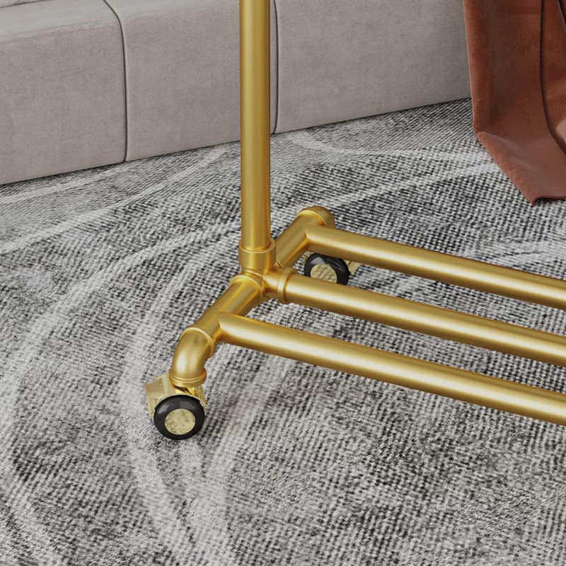 Trent Austin Design® Gold Pipe Clothing Rack Garment Rack With Bottom ...