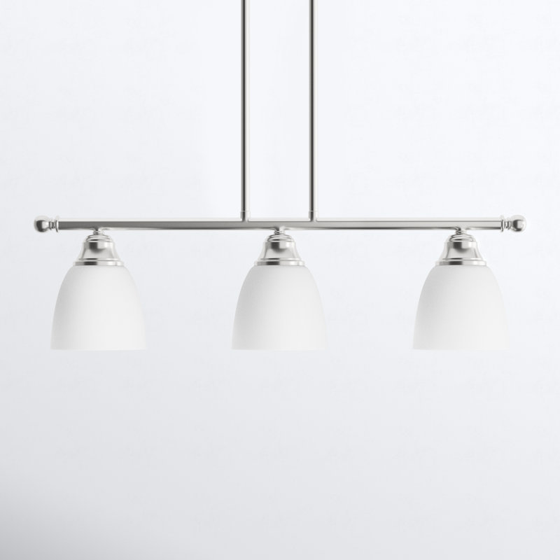 Lark Manor™ Mayday 3 - Light Kitchen Island Linear Pendant & Reviews ...