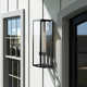 Briana 2 Light Rectangle Outdoor Aluminum Wall Light | Birch Lane