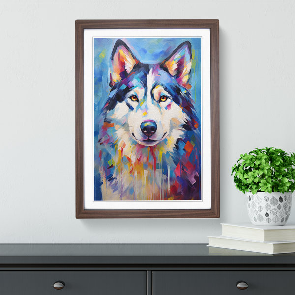Marlow Home Co. Husky Abstract No.2 - Single Picture Frame Art Prints ...