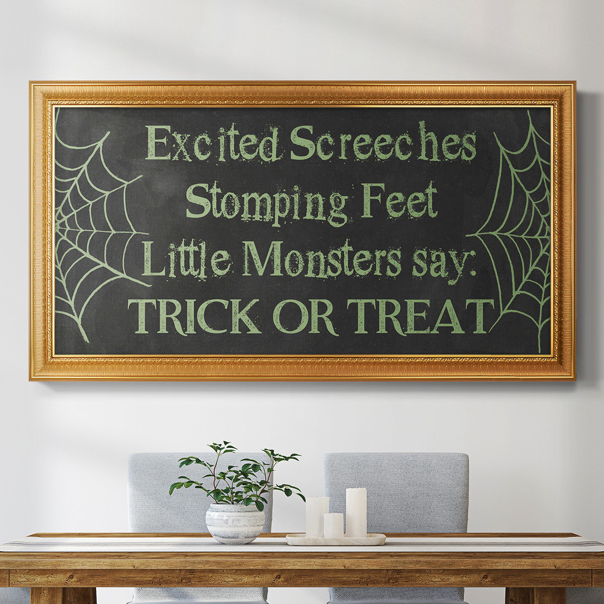 The Holiday Aisle® Spooky Chalkboard Collection H - Single Picture ...