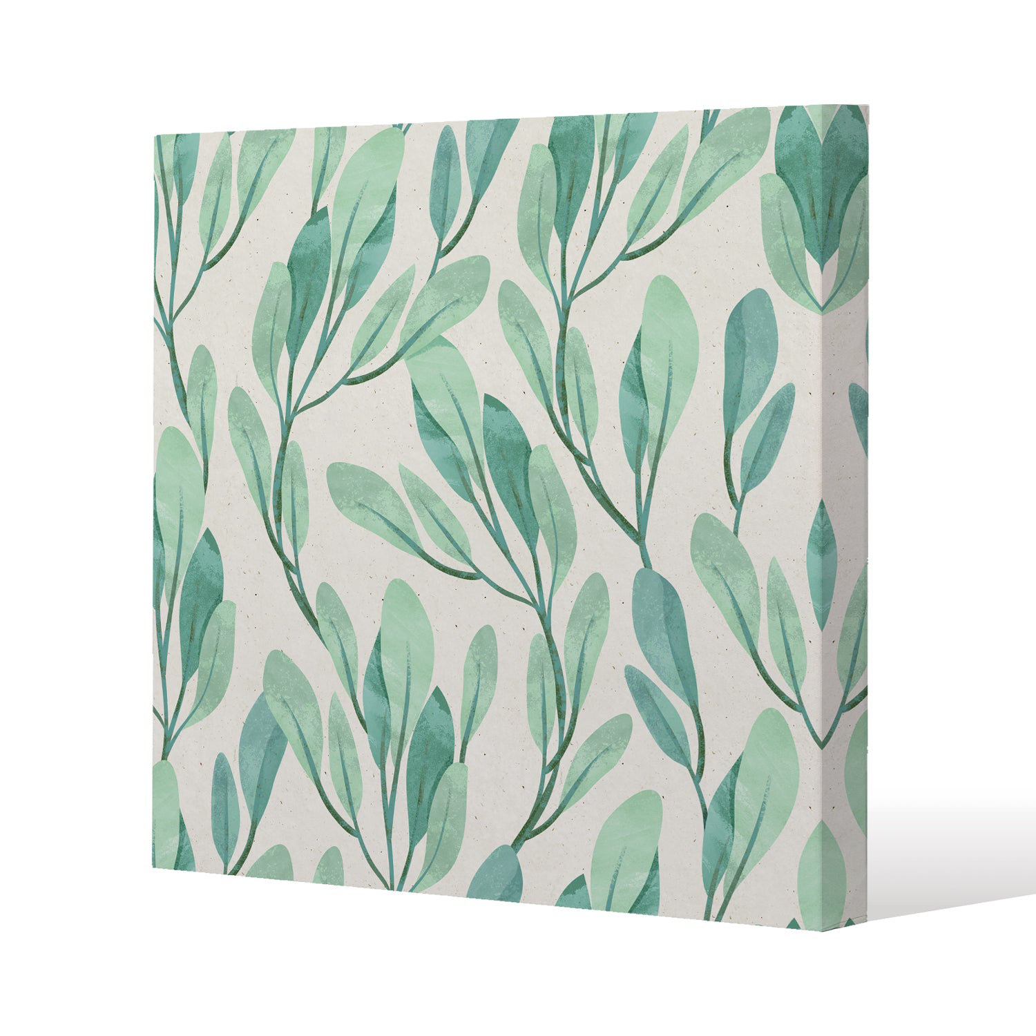 17 Stories Watercolor botanical Slim Style Canvas Print, 15mm Slim Real ...
