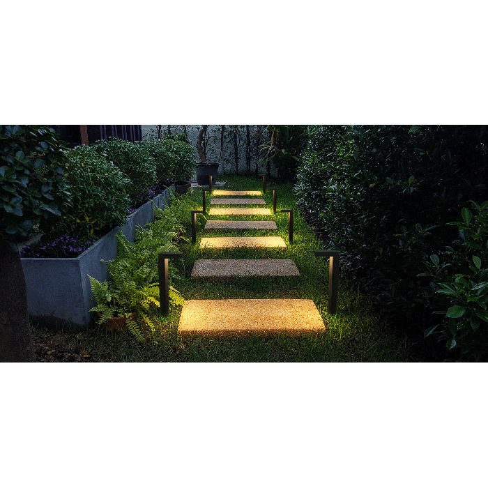 GKOplus Aluminum Low Voltage Integrated LED Metal Pathway Light | Wayfair