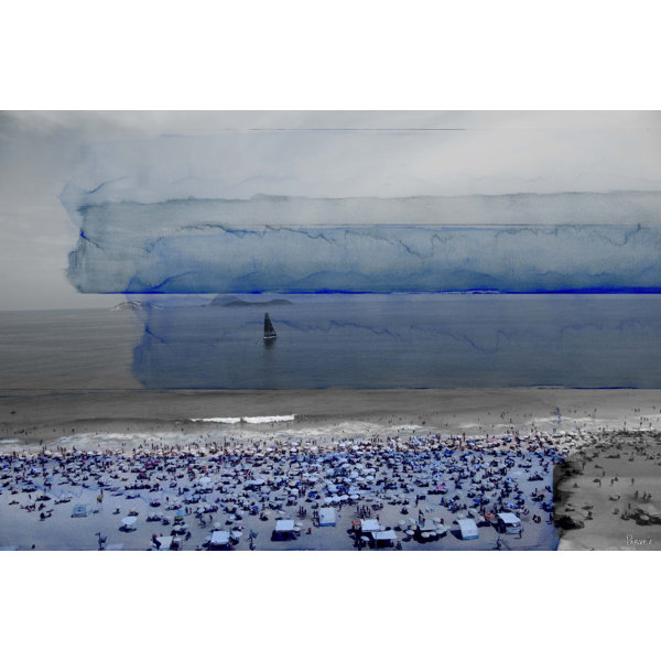 Parvez Taj 'Ipanema' by Parvez Taj Watercolor Painting Print on Canvas ...