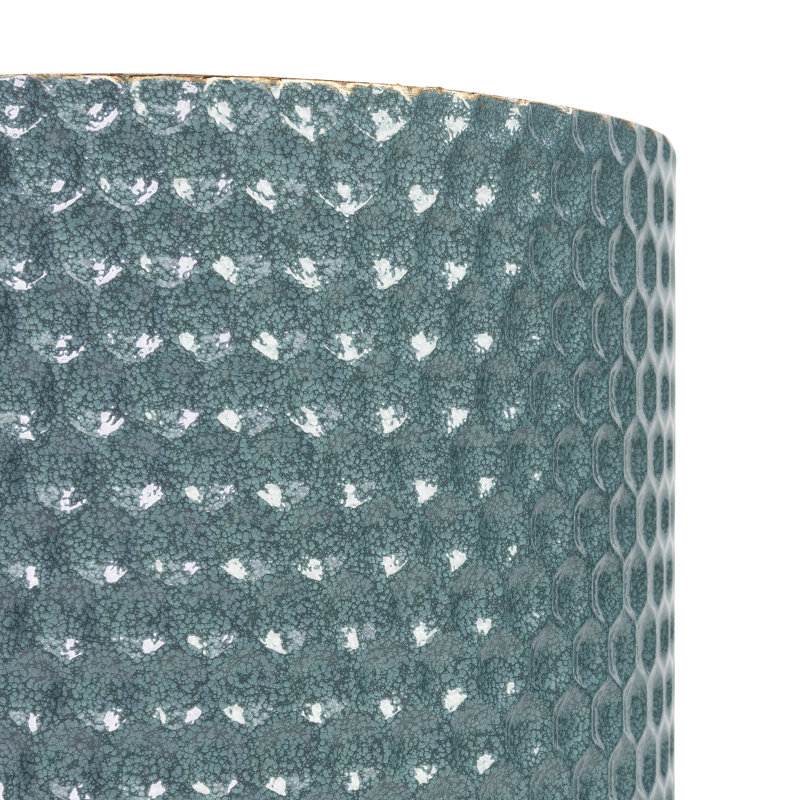 Etta Avenue™ Luca Round Metal Modern Indoor Pot Planter Set & Reviews ...