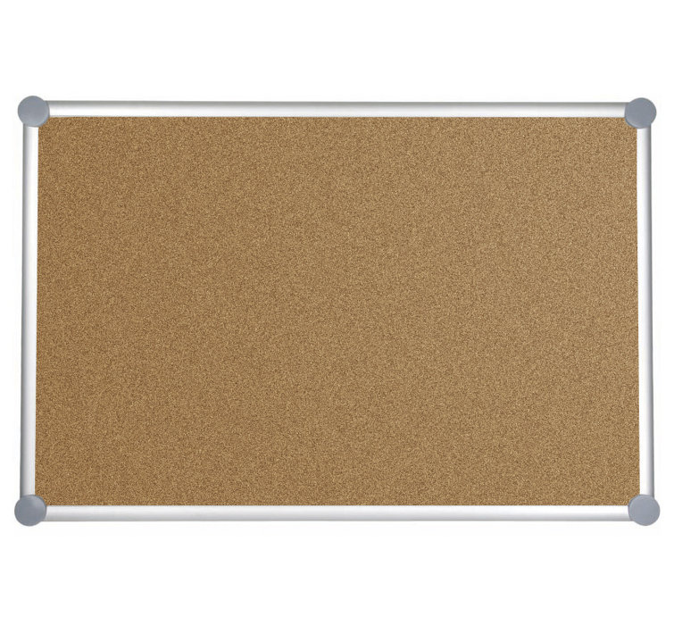 Symple Stuff 2000 Pro Pinboard with Cork Surface | Wayfair.co.uk