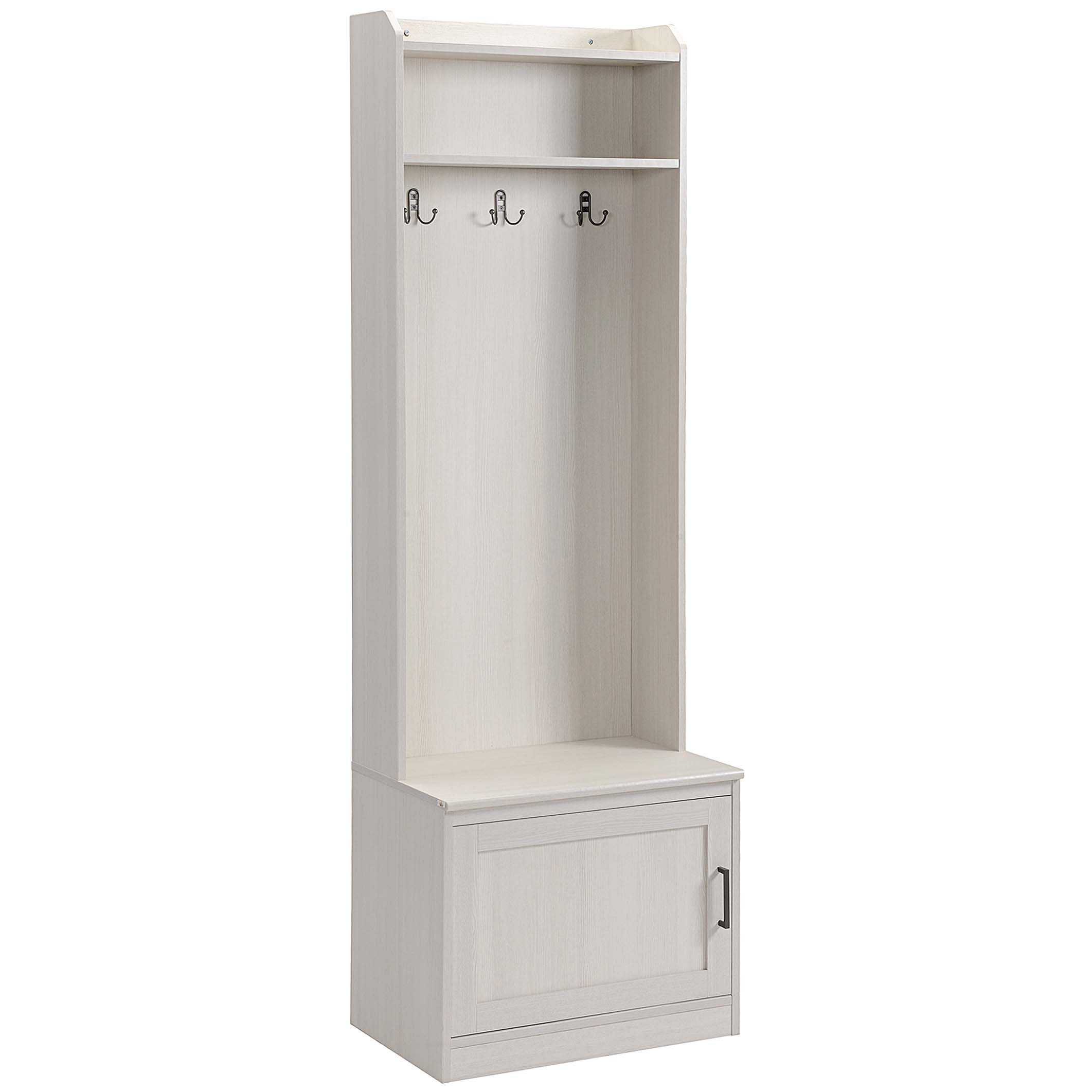 One Allium Way® Rustic Hall Tree with Shoe Storage Bench, Entryway ...